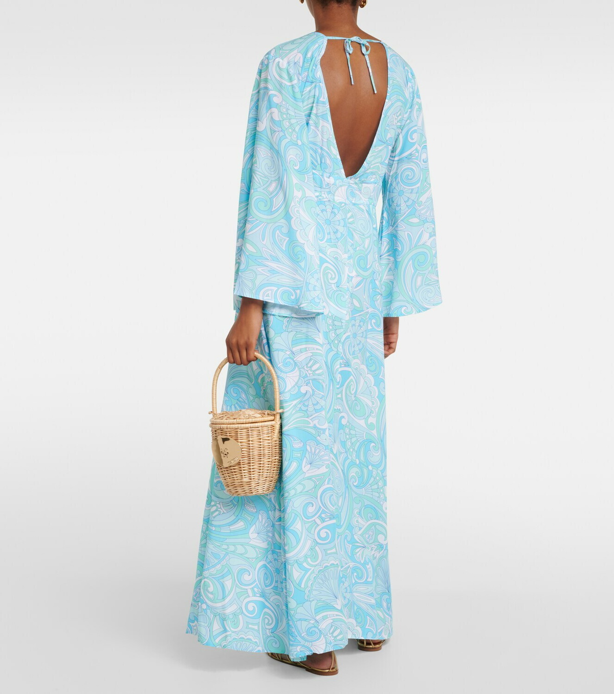Melissa Odabash Farrah printed kaftan Melissa Odabash