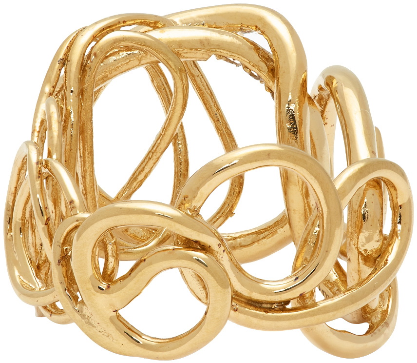 Completedworks Gold Time In Reverse Ring Completedworks