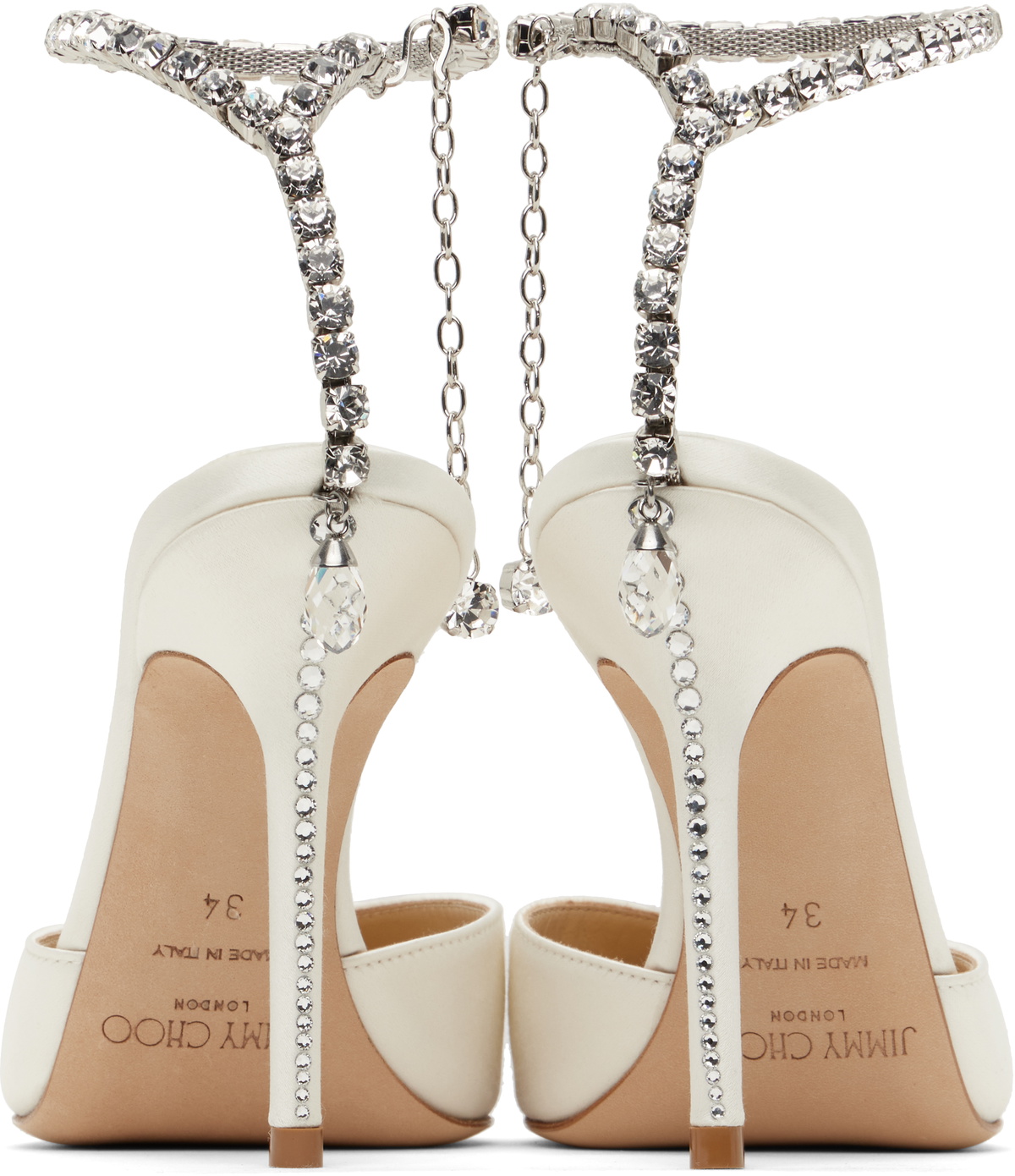 Jimmy Choo Off-White Saeda 100 Heels Jimmy Choo