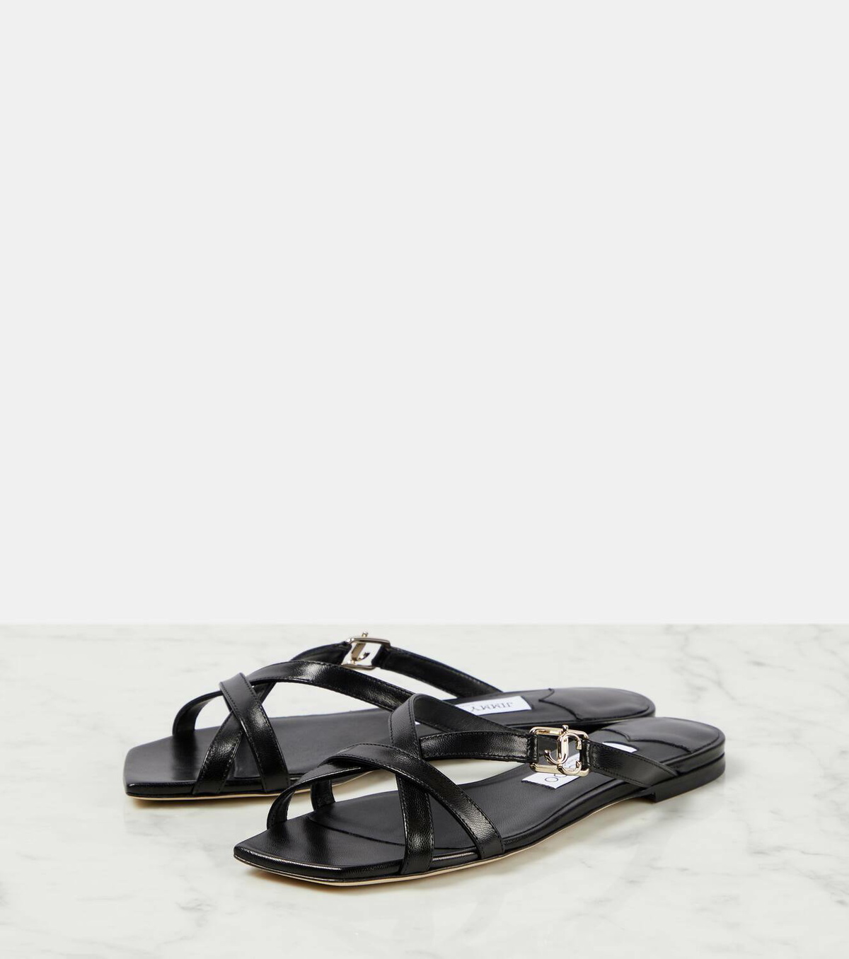 Jimmy Choo Jess leather thong sandals Jimmy Choo