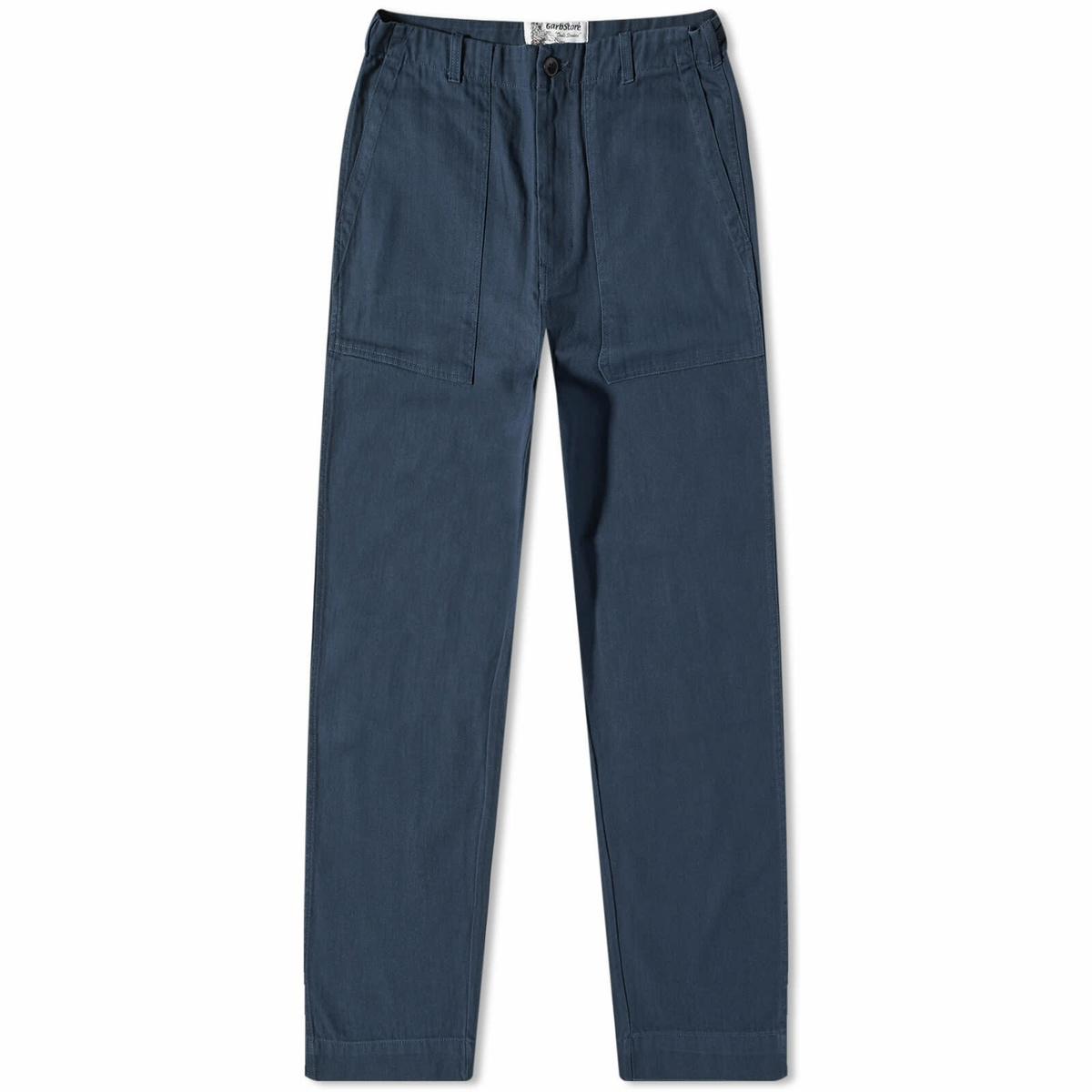 Garbstore Men's Ruffle Pant in Navy Garbstore