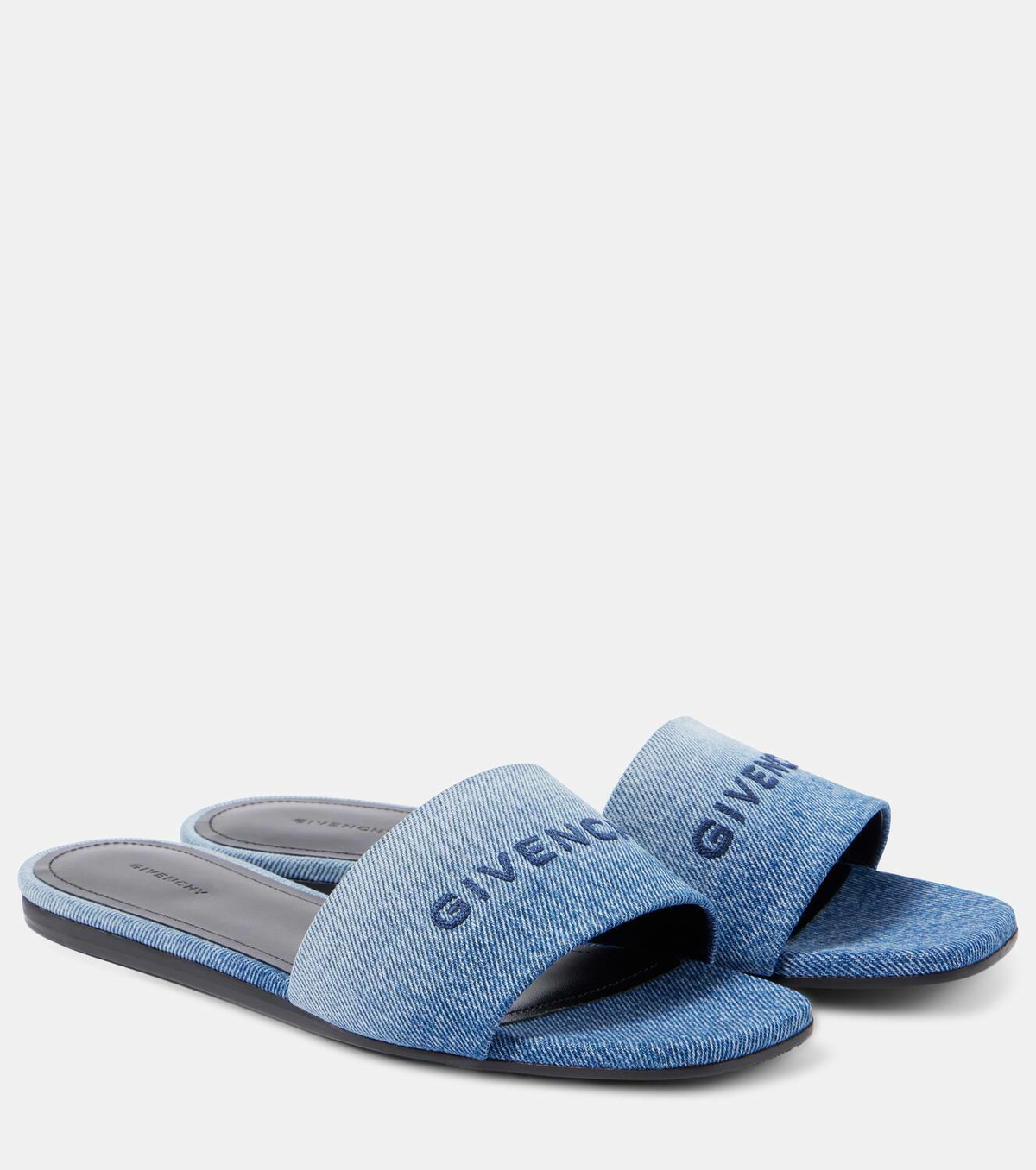 Givenchy Logo denim slides Givenchy