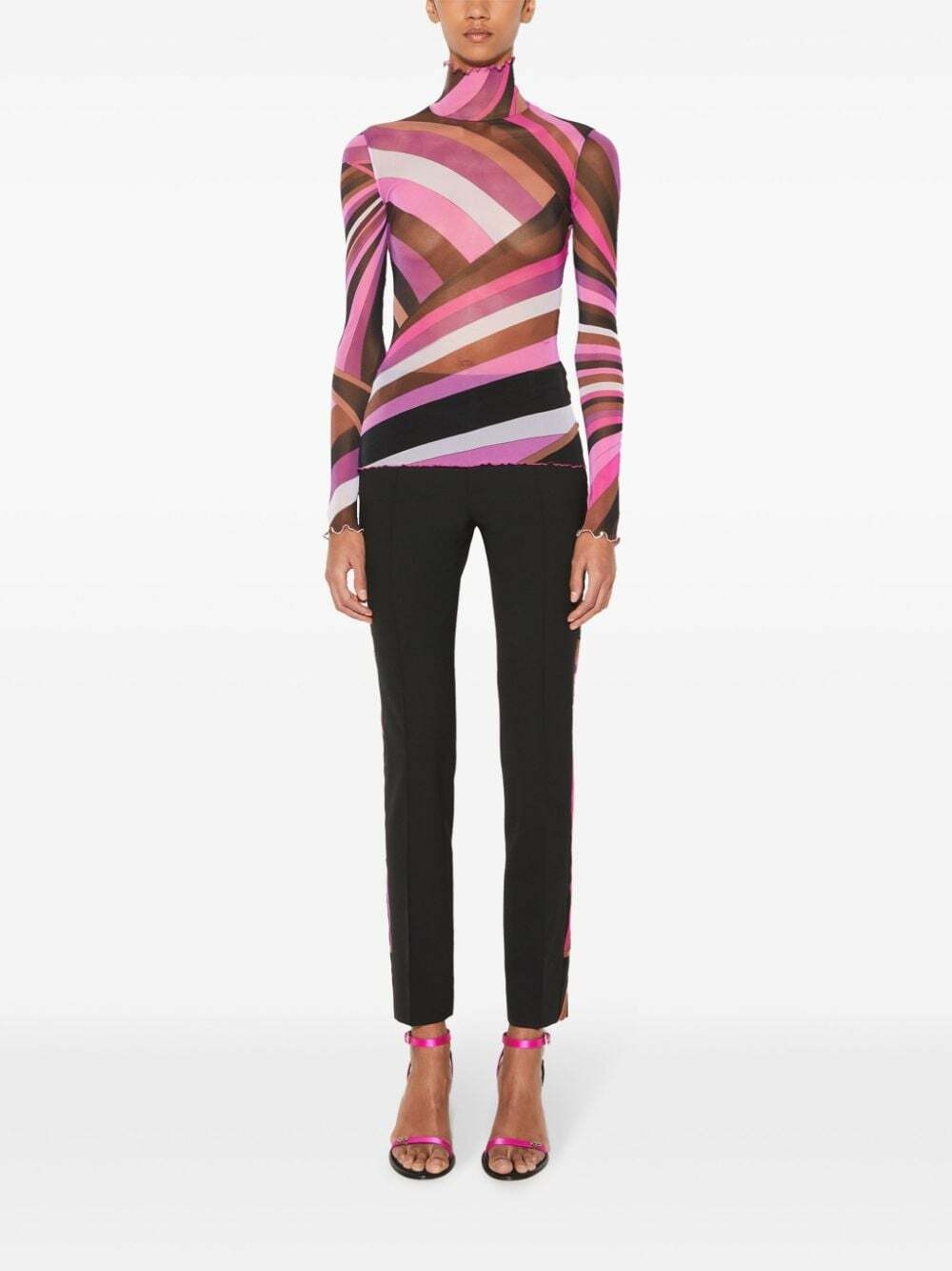 PUCCI - Printed High-neck Top Emilio Pucci