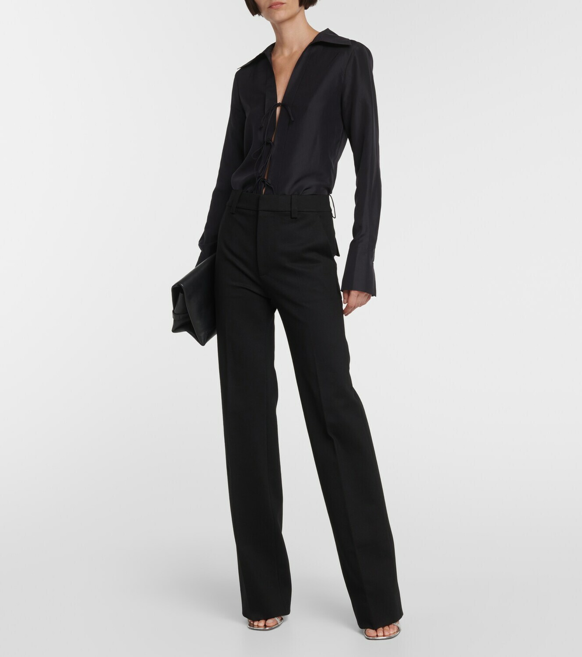 Victoria Beckham Mid-rise slim pants Victoria Beckham