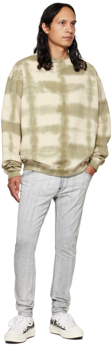 Alchemist Beige & Green Laundry Lab Sweatshirt Alchemist
