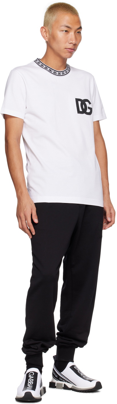 Dolce & Gabbana Black 'DG' Lounge Pants Dolce & Gabbana