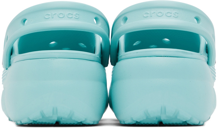 Crocs Blue Classic Platform Clogs Crocs