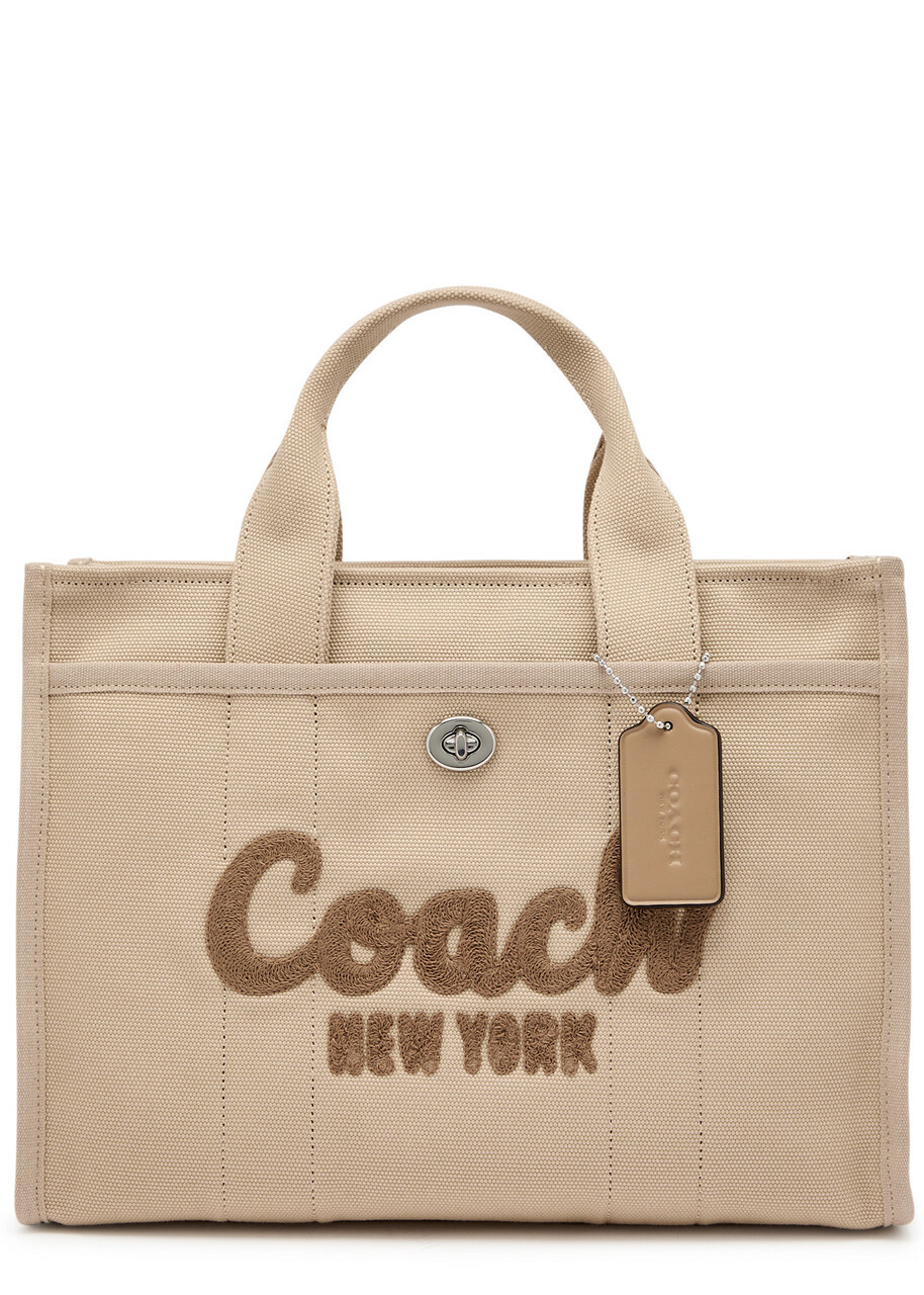 Coach Cargo Logo-embroidered Canvas Tote - Natural - One Size Coach