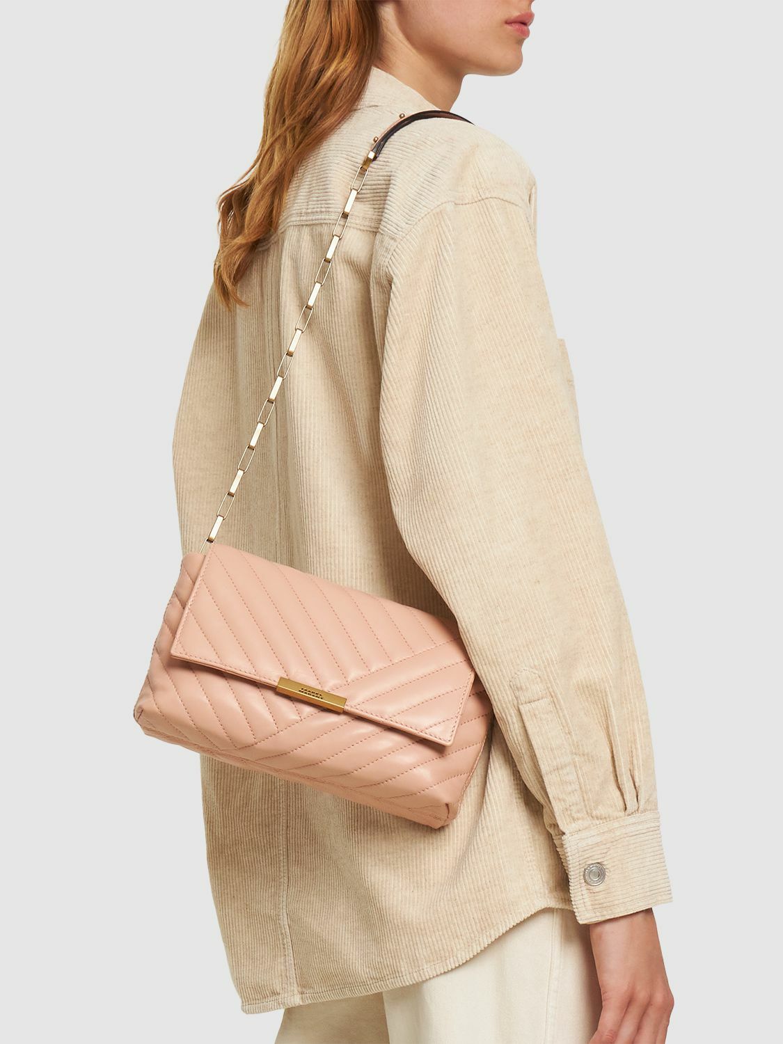 ISABEL MARANT - Merine Leather Crossbody Bag Isabel Marant