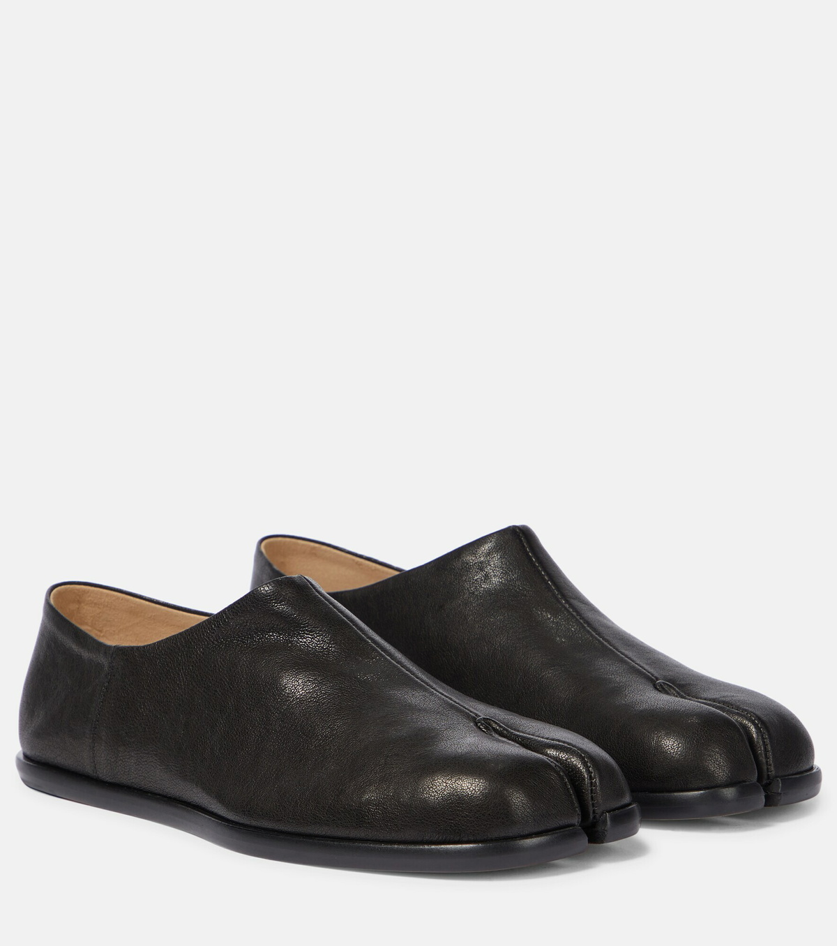 Maison Margiela - Tabi leather loafers Maison Margiela