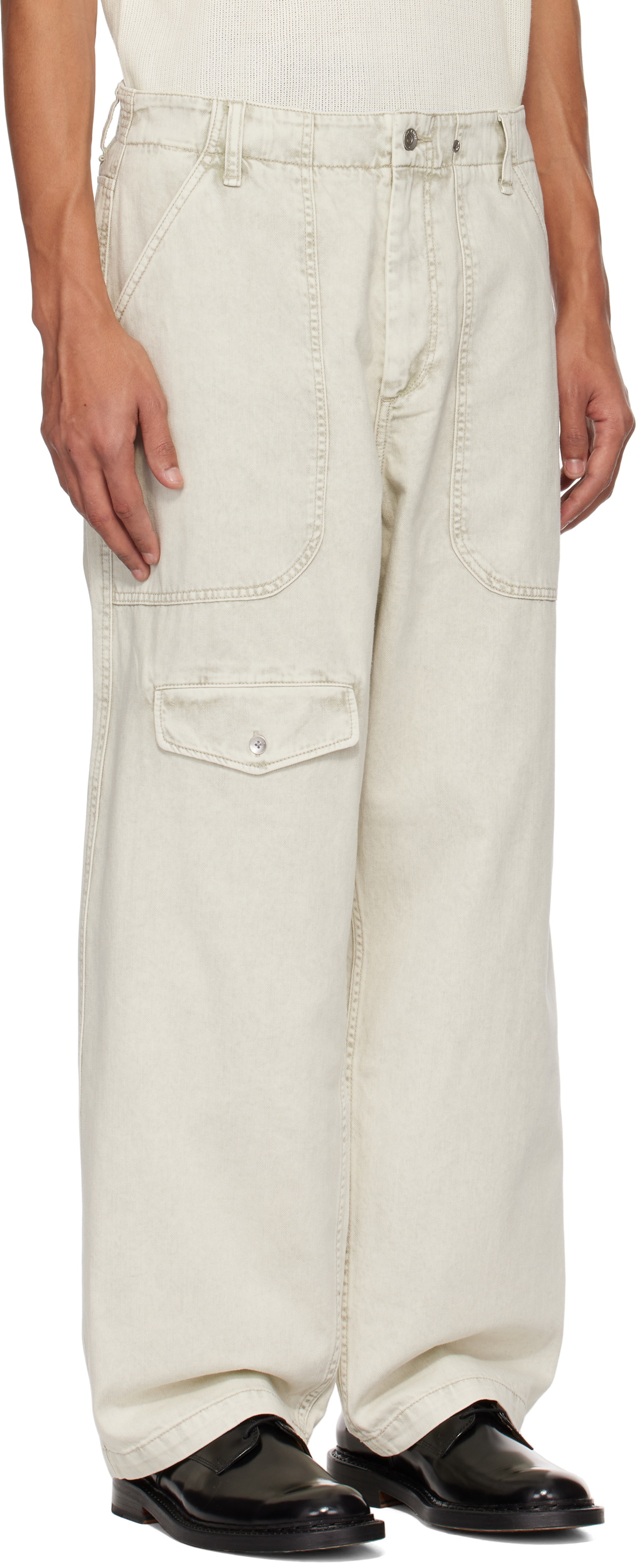rag & bone Gray Samson Cargo Pants Rag and Bone