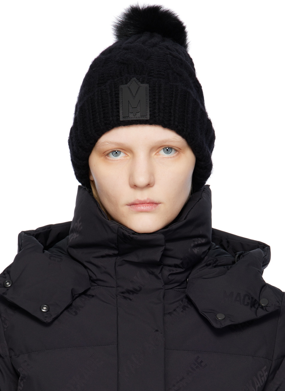 Mackage Black Nina Beanie Mackage