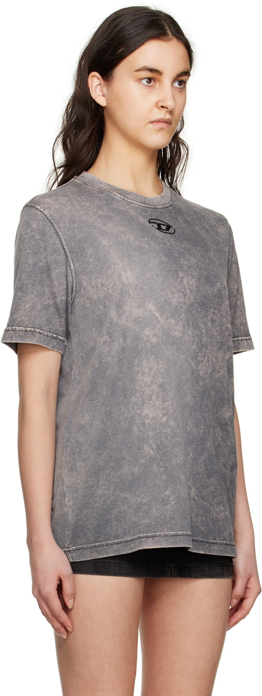 Diesel Gray T-Just-G1 T-Shirt Diesel