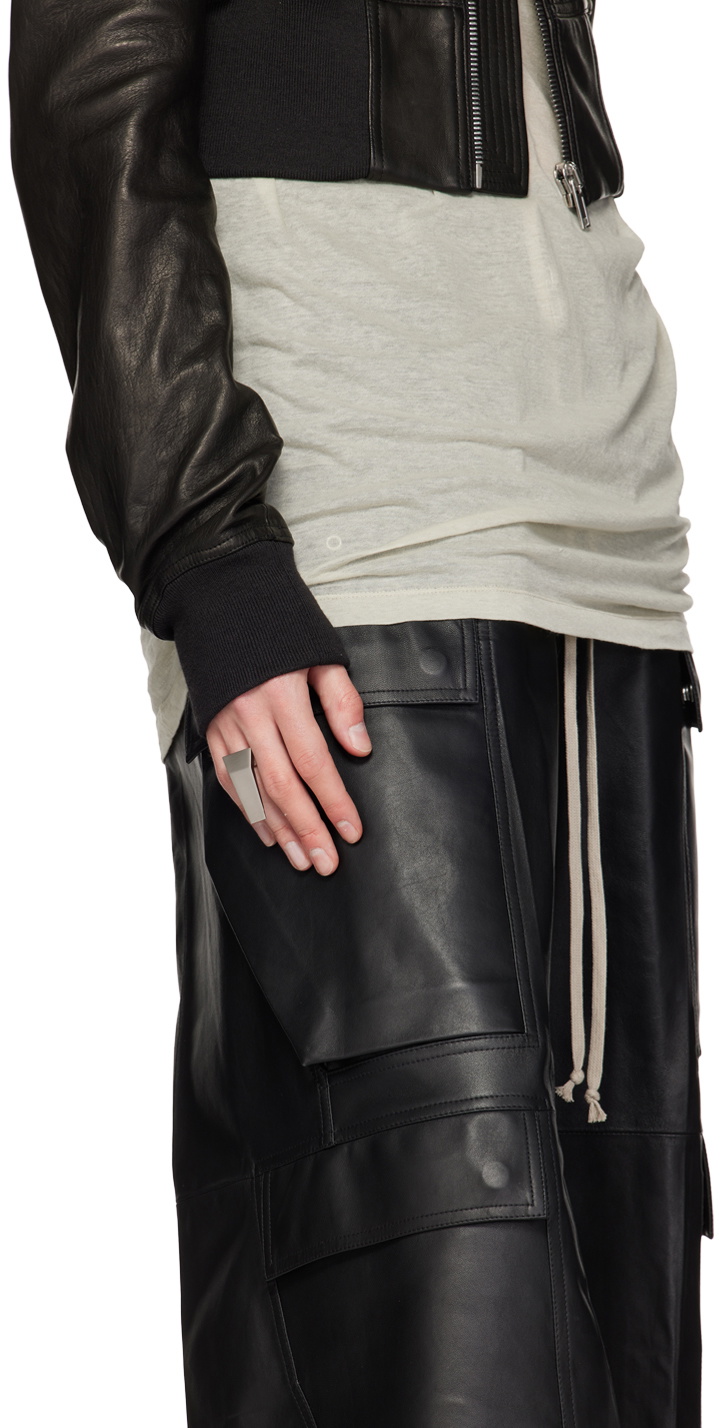 Rick Owens Silver Trunk Ring Rick Owens