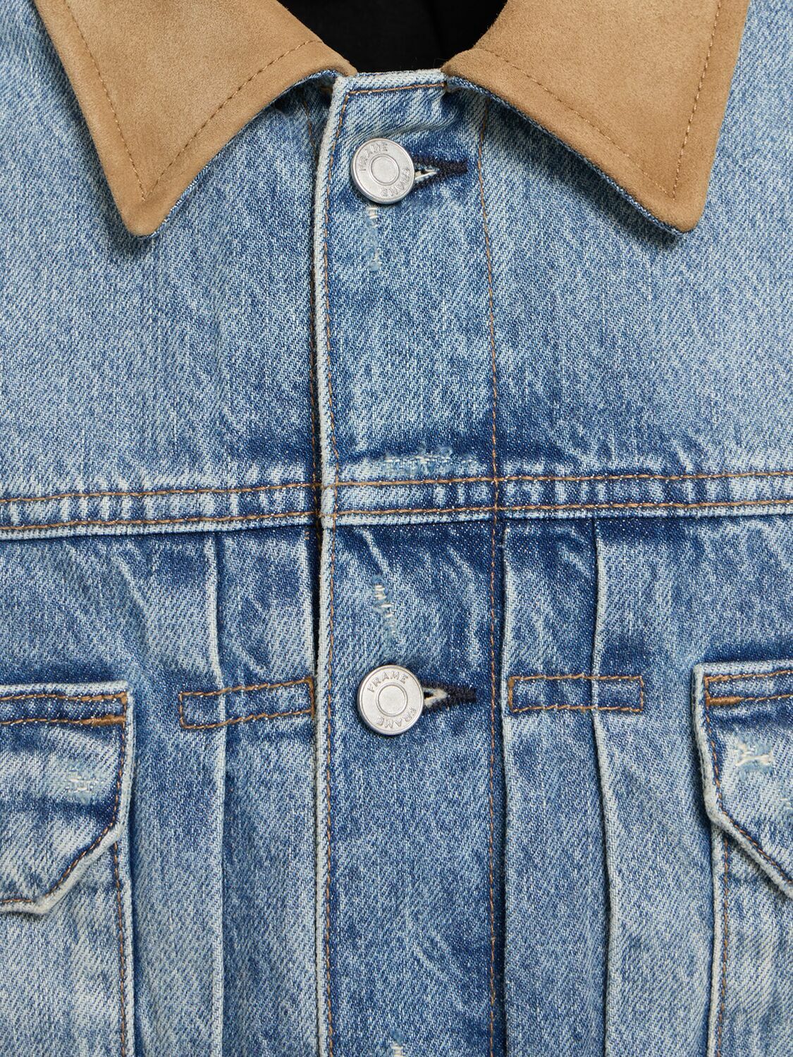 FRAME Vintage Denim Jacket Frame Denim