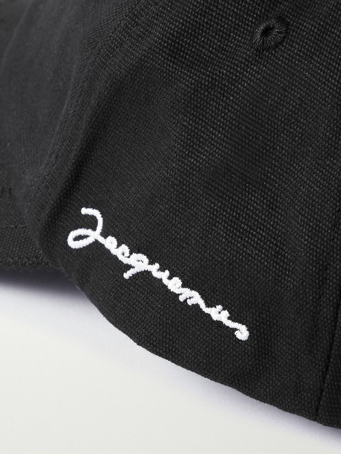 Jacquemus - Logo-Embroidered Cotton-Canvas Baseball Cap - Black Jacquemus