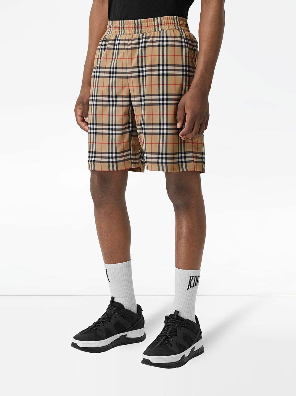 Burberry Brown Vintage Check Cotton Shorts Burberry