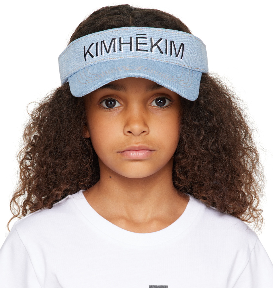KIMHĒKIM Kids Blue Sun Denim Visor KIMHĒKIM
