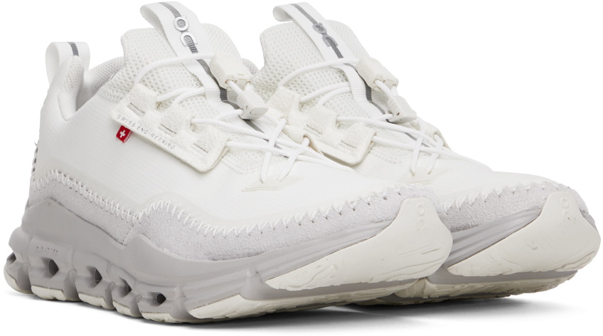 On White Cloudaway Sneakers On