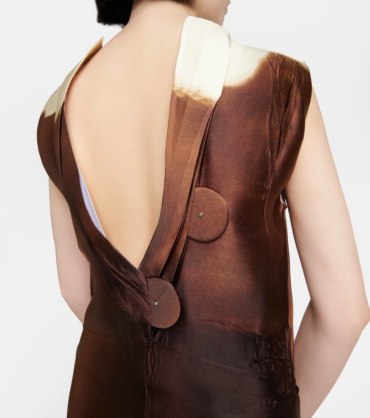 Prada Silk-blend midi dress Prada