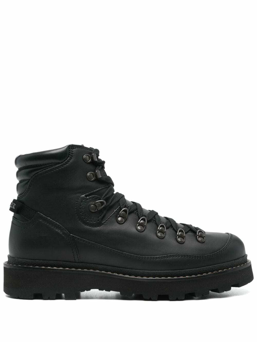 MONCLER - Peka Trek Leather Boots Moncler