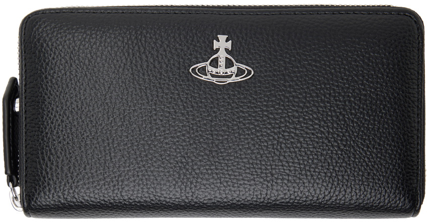 Vivienne Westwood Black Re-Vegan Classic Wallet Vivienne Westwood