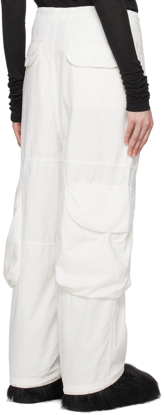Entire Studios White Freight Cargo Pants Entire Studios