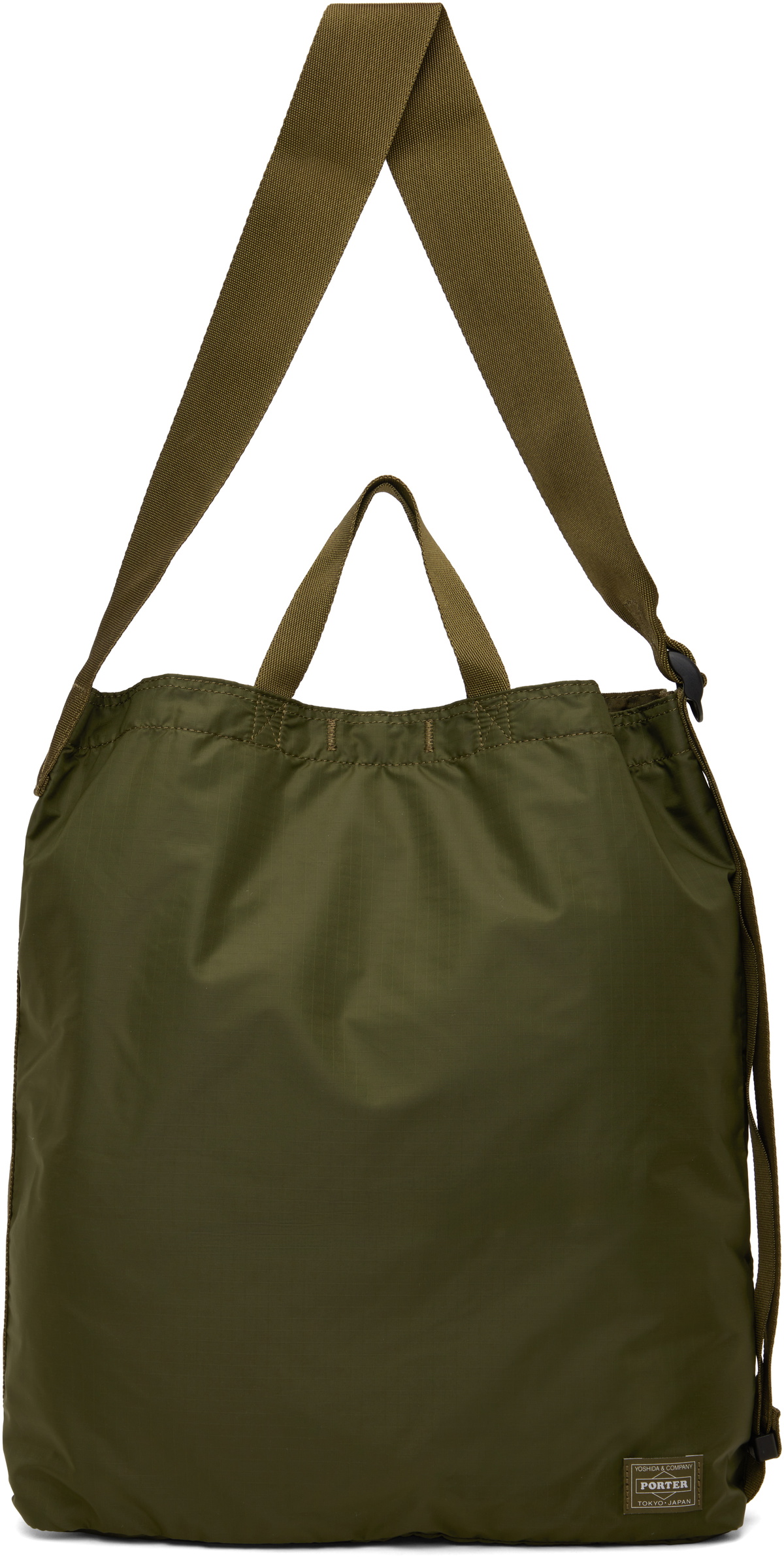 PORTER - Yoshida & Co Khaki Flex 2Way Shoulder Bag Porter-Yoshida & Co.