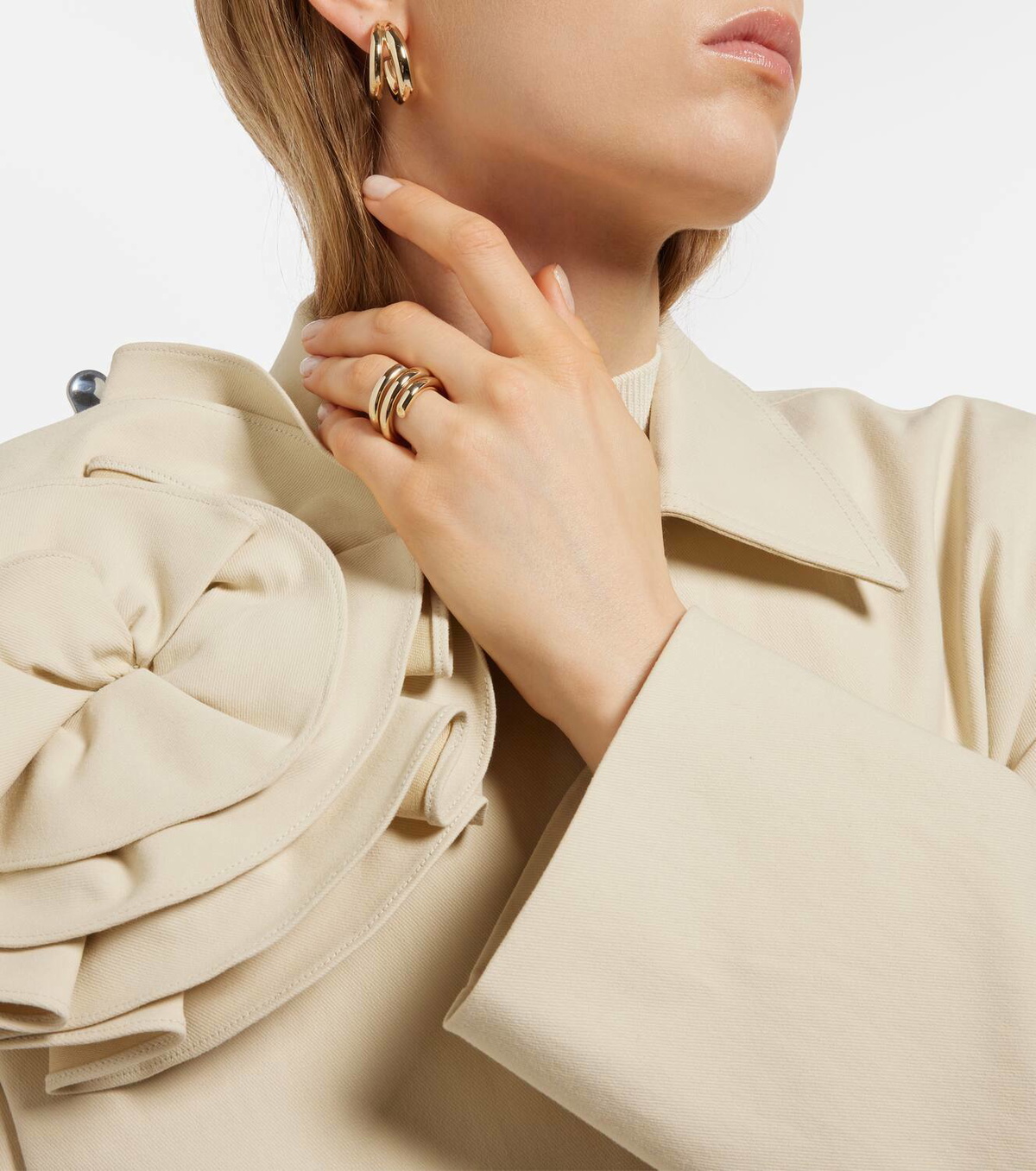 Jennifer Fisher Coil 10kt gold-plated ring Jennifer Fisher