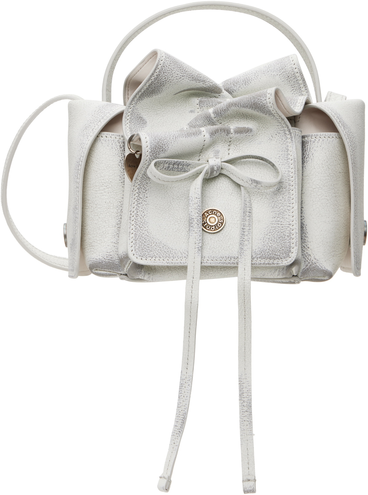 Acne Studios White Multipocket Mini Bag Acne Studios