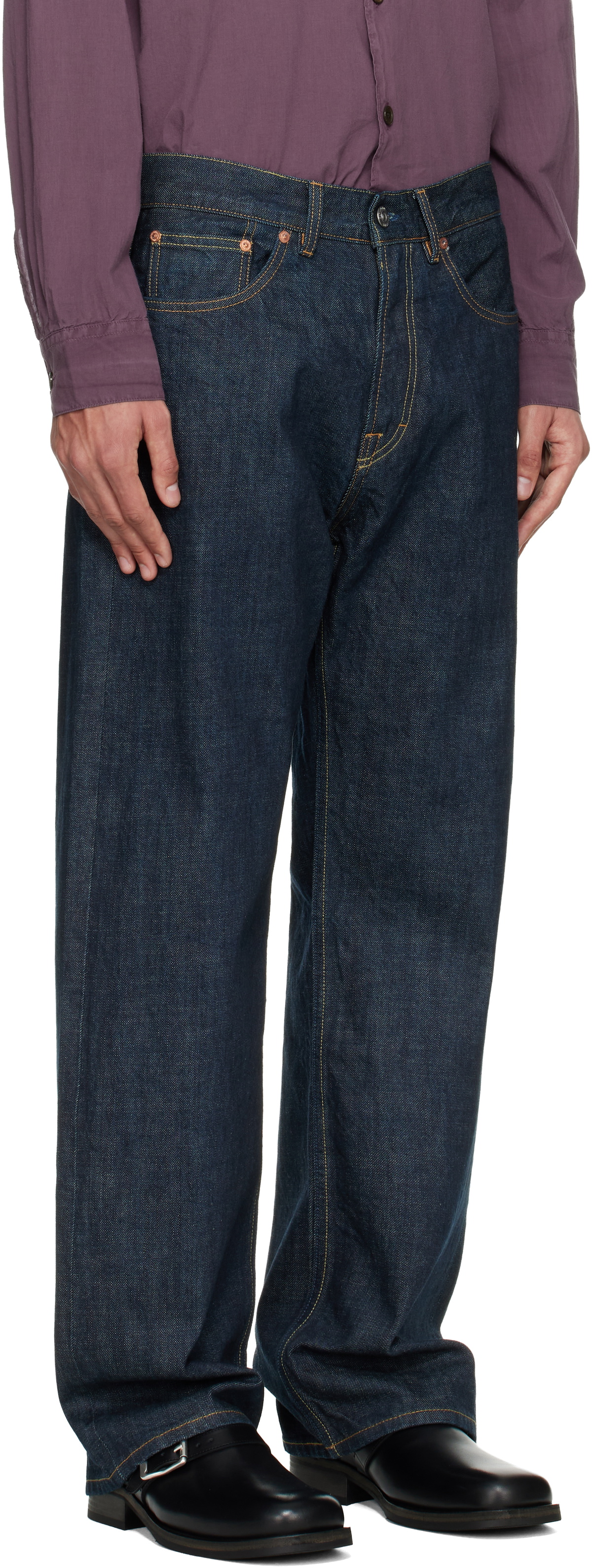 OUR LEGACY Blue Third Cut Jeans Our Legacy