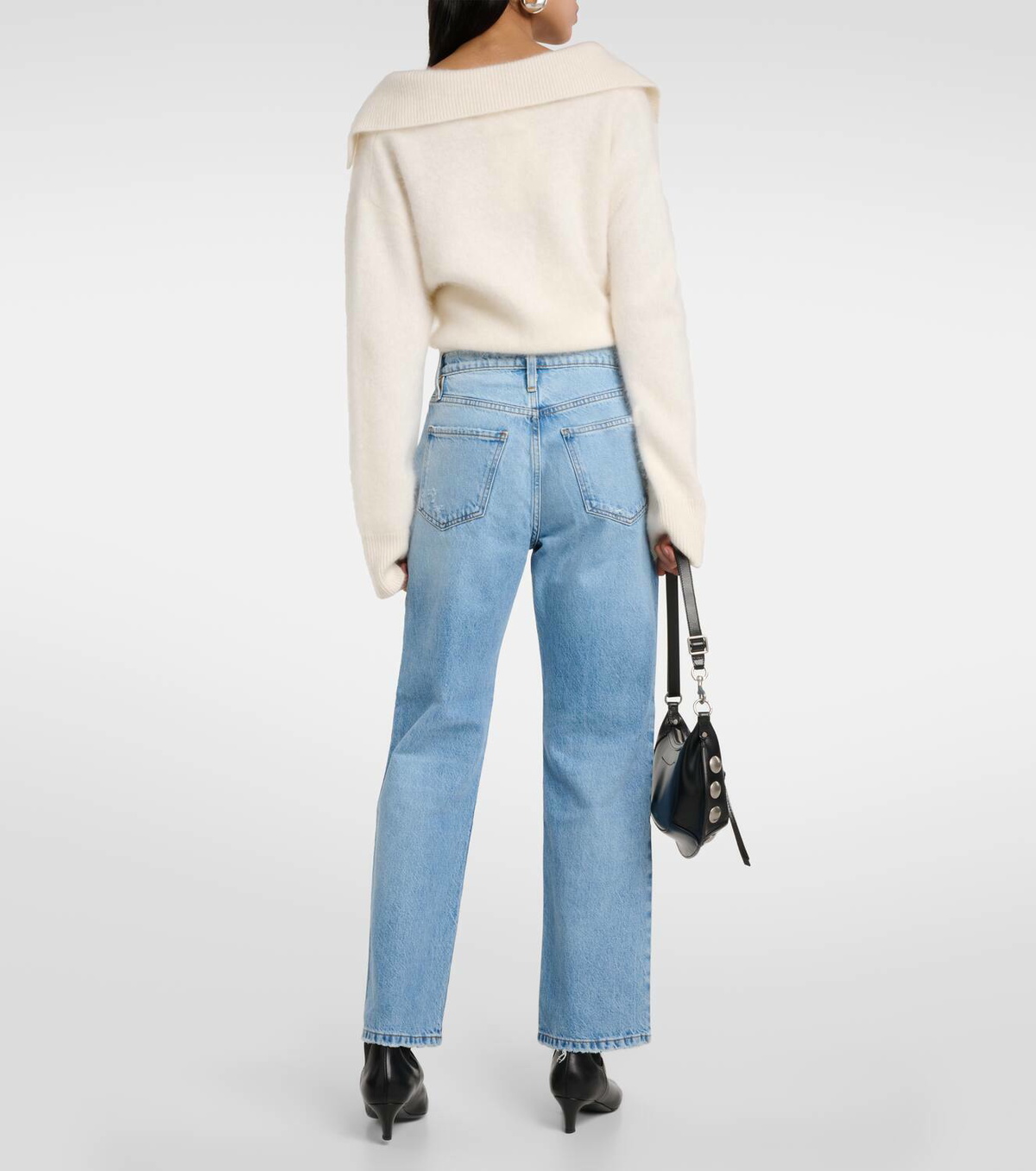 Frame Le Jane high-rise straight jeans Frame Denim