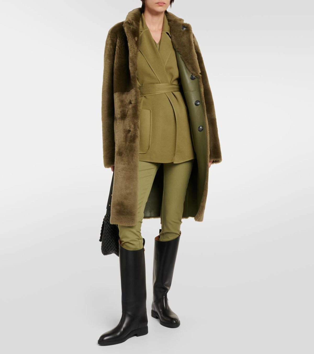 Joseph Silk-blend wrap coat Joseph