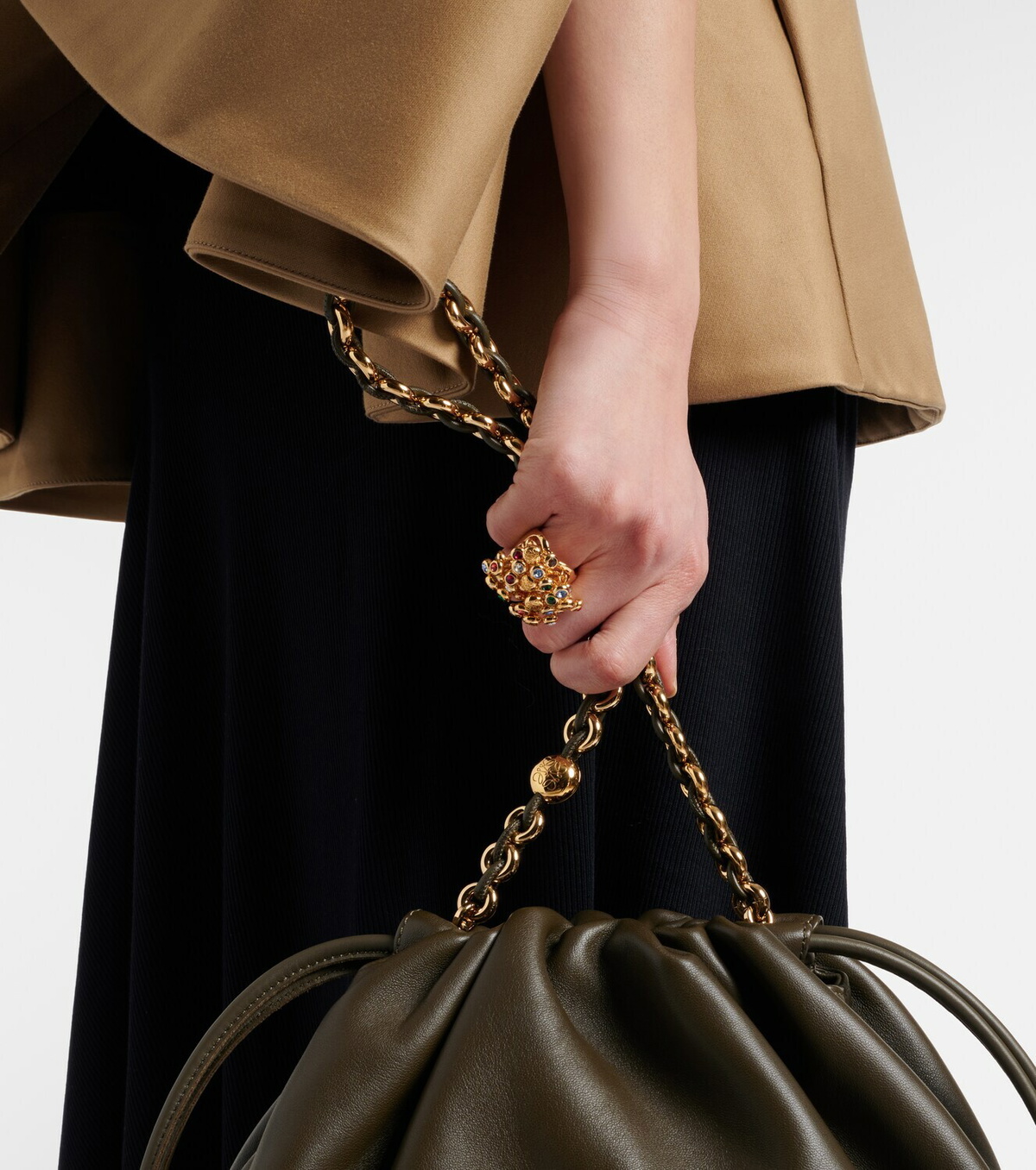 Loewe Push Pin embellished ring Loewe