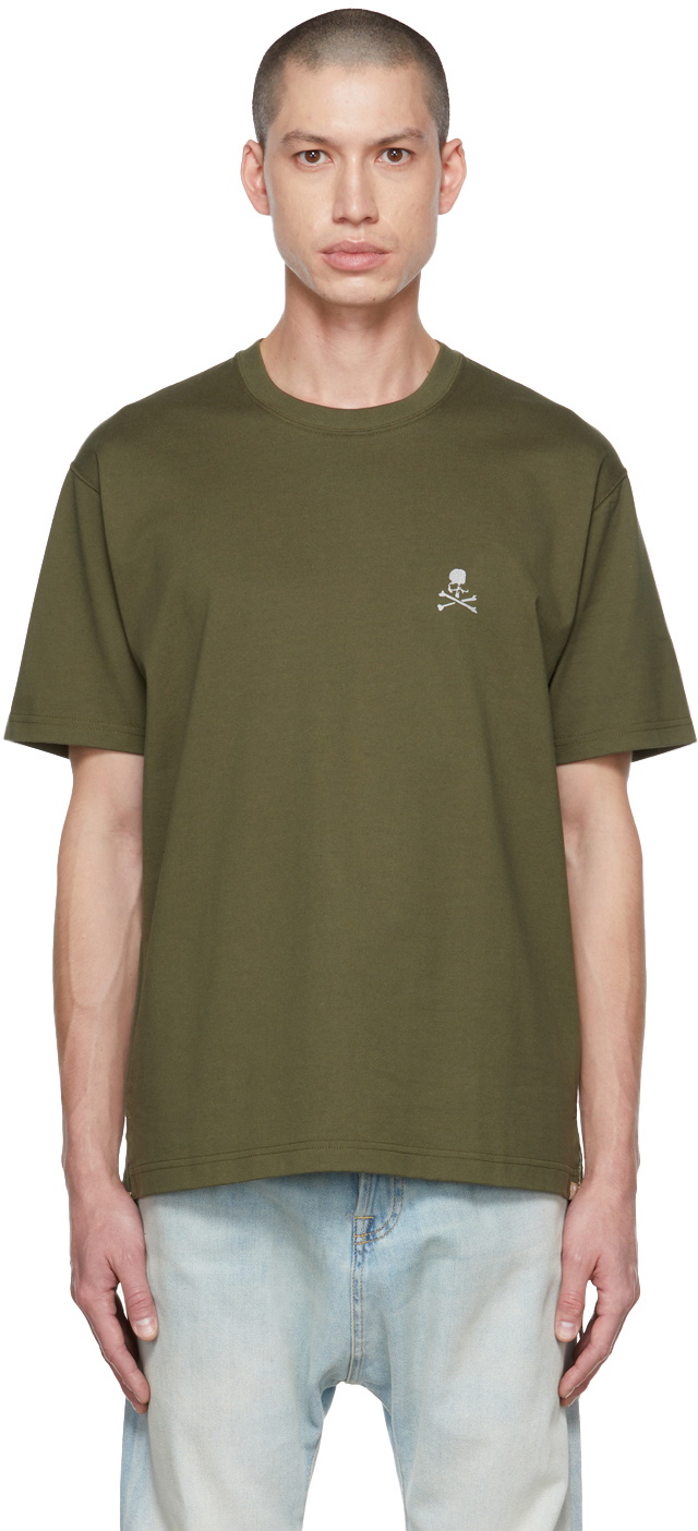 mastermind WORLD Green Reflective Skull T-Shirt MASTERMIND WORLD