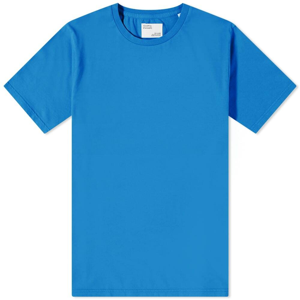 Colorful Standard Men's Classic Organic T-Shirt in Pacific Blue ...