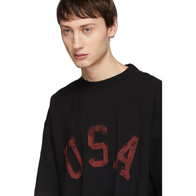 424 Black USA T-Shirt 424