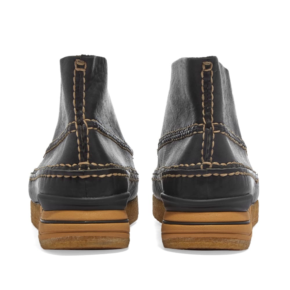 Visvim Men's Canoe Moc 2 in Black Visvim