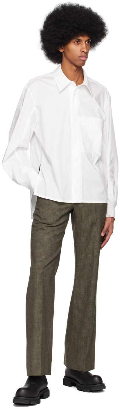 Wooyoungmi White Vented Shirt Wooyoungmi