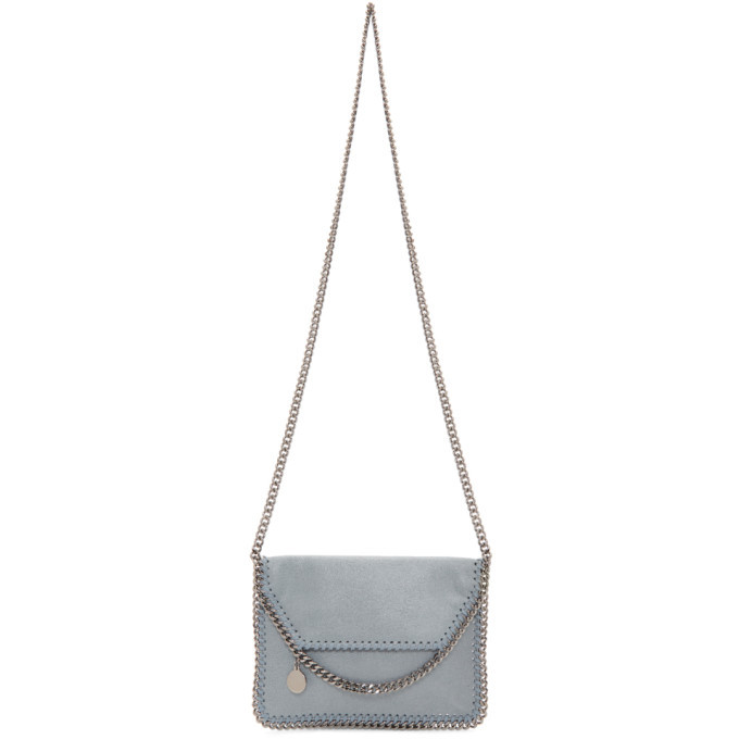Stella McCartney Blue Mini Falabella Crossbody Bag Stella McCartney