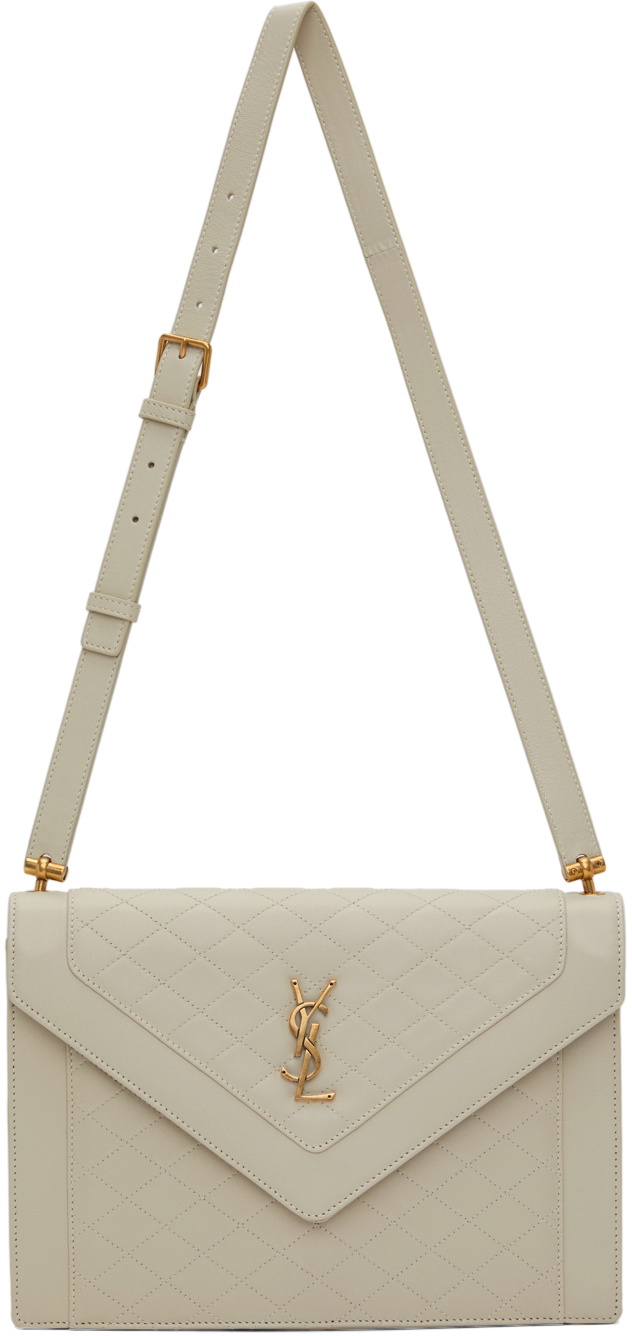 Saint Laurent Off-White Gaby Satchel Shoulder Bag Saint Laurent