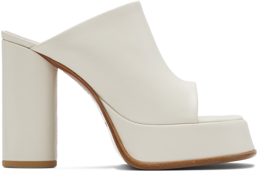 AMBUSH White Platform Mules Ambush