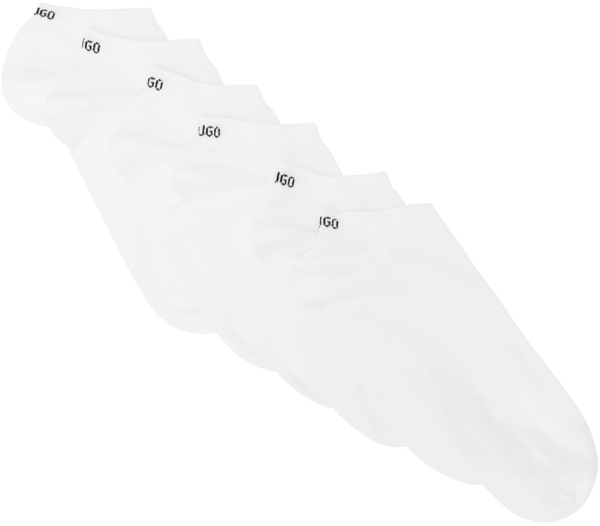 Hugo Six-Pack White Socks Hugo Boss