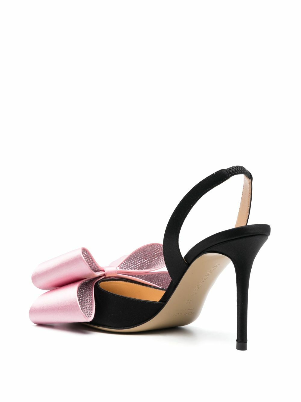 MACH & MACH - Le Cadeau Pink Satin Heel Pumps MACH & MACH