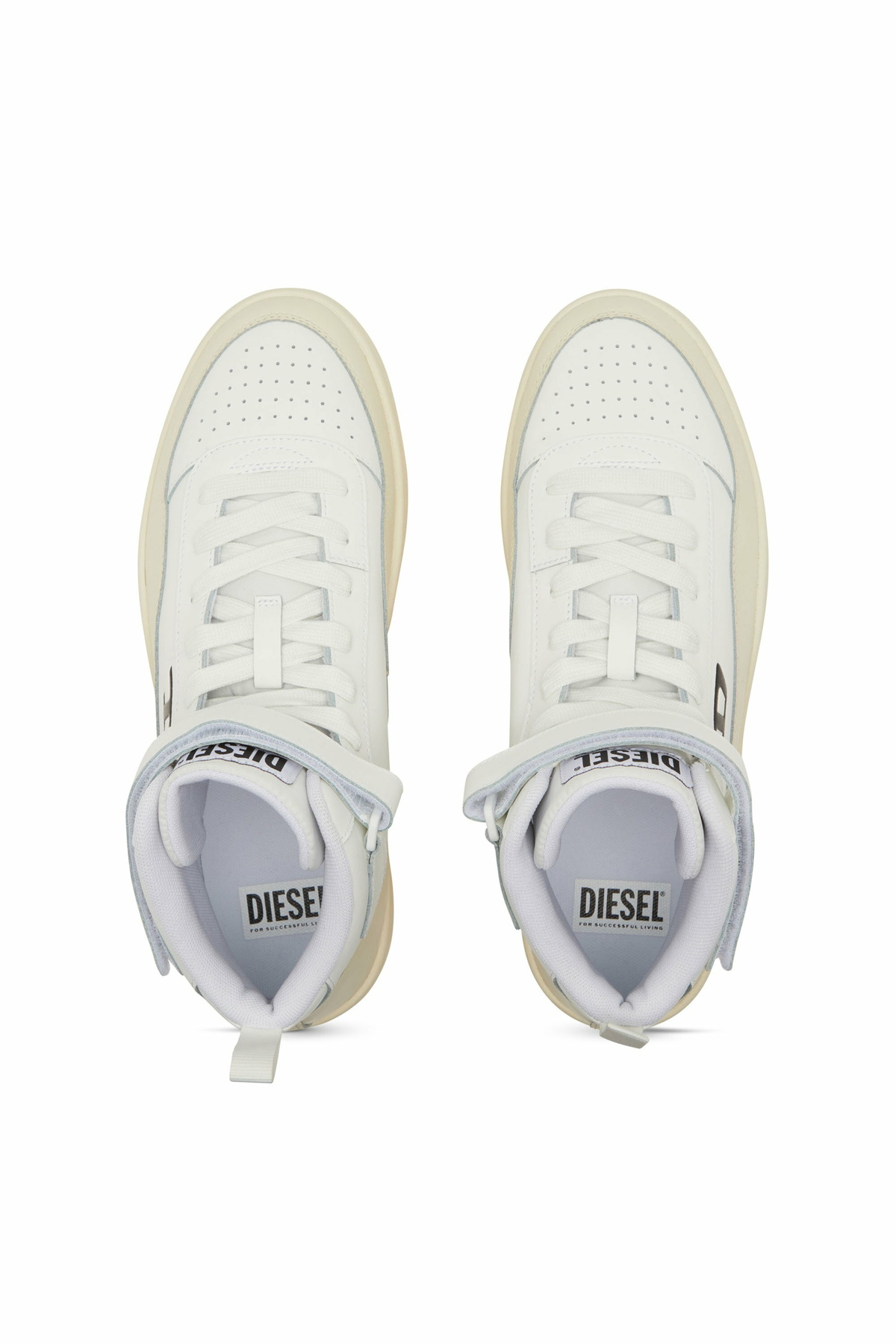 Diesel Mid top sneaker - Sneakers Mens in White Diesel