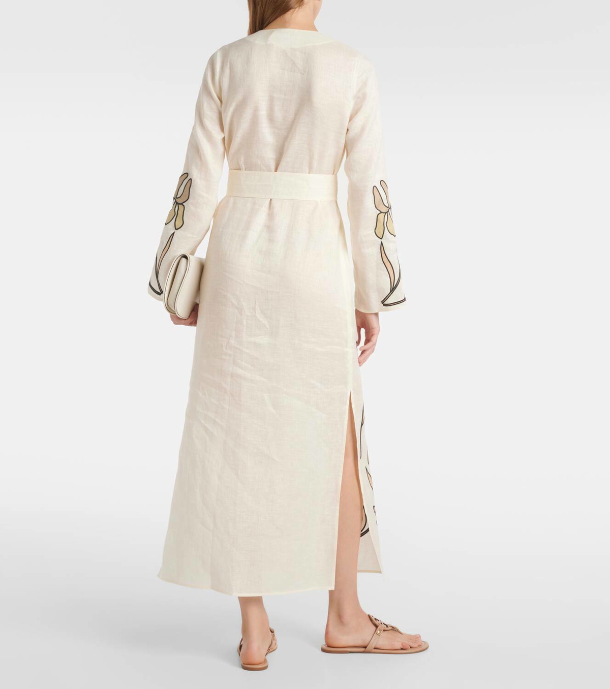 Tory Burch Printed linen kaftan Tory Burch