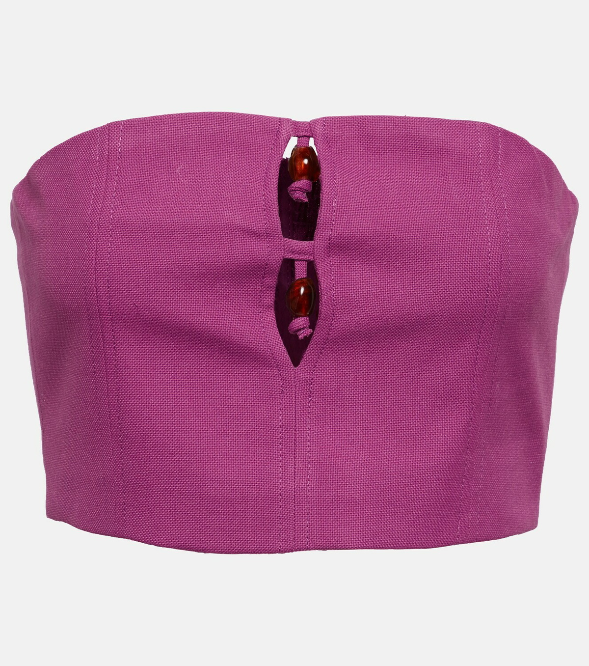 Ganni Strapless crop top GANNI
