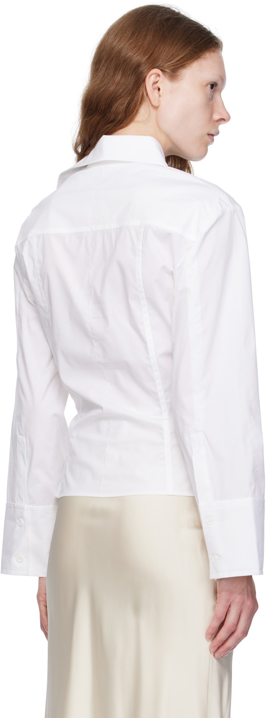 Jacquemus White Le Chouchou 'La Chemise Ruban' Shirt Jacquemus