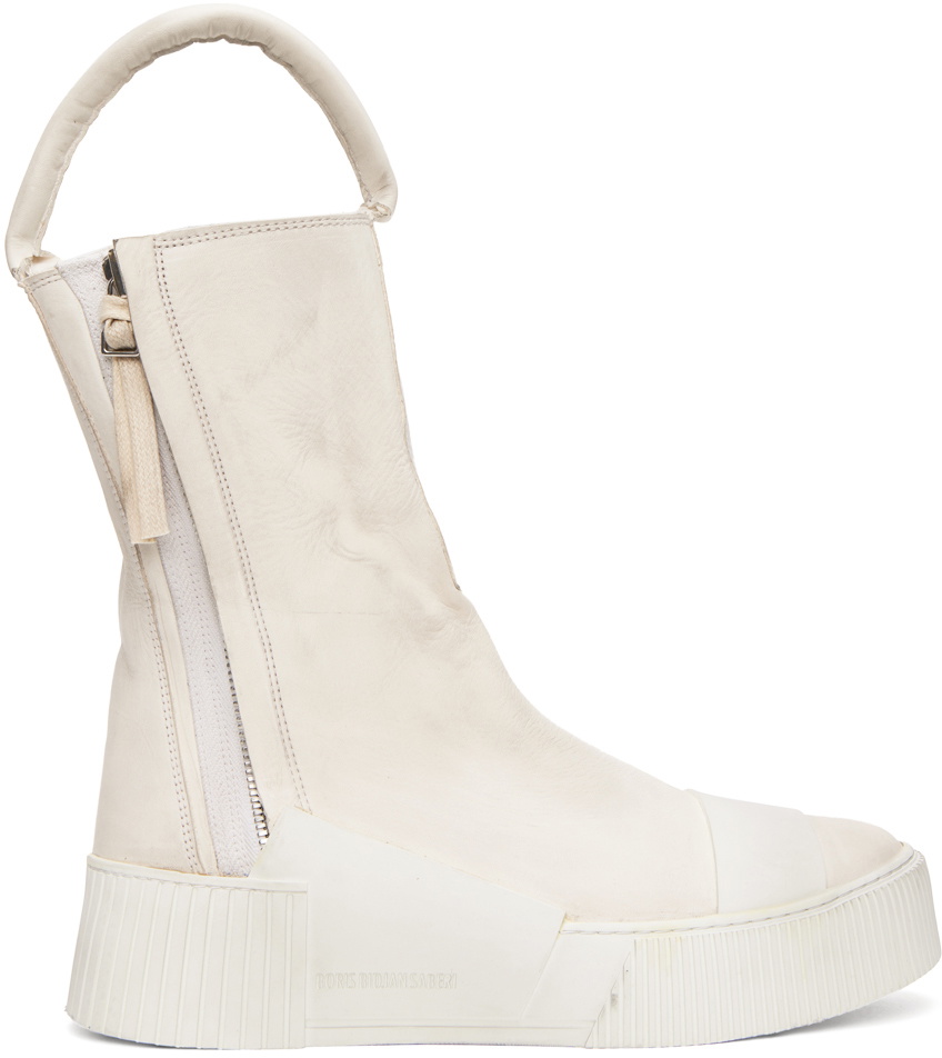 Boris Bidjan Saberi White Bamba 4 Sneakers Boris Bidjan Saberi