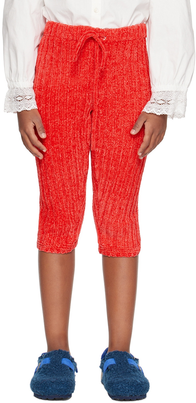 Fish & Kids Kids Red Drawstring Lounge Pants
